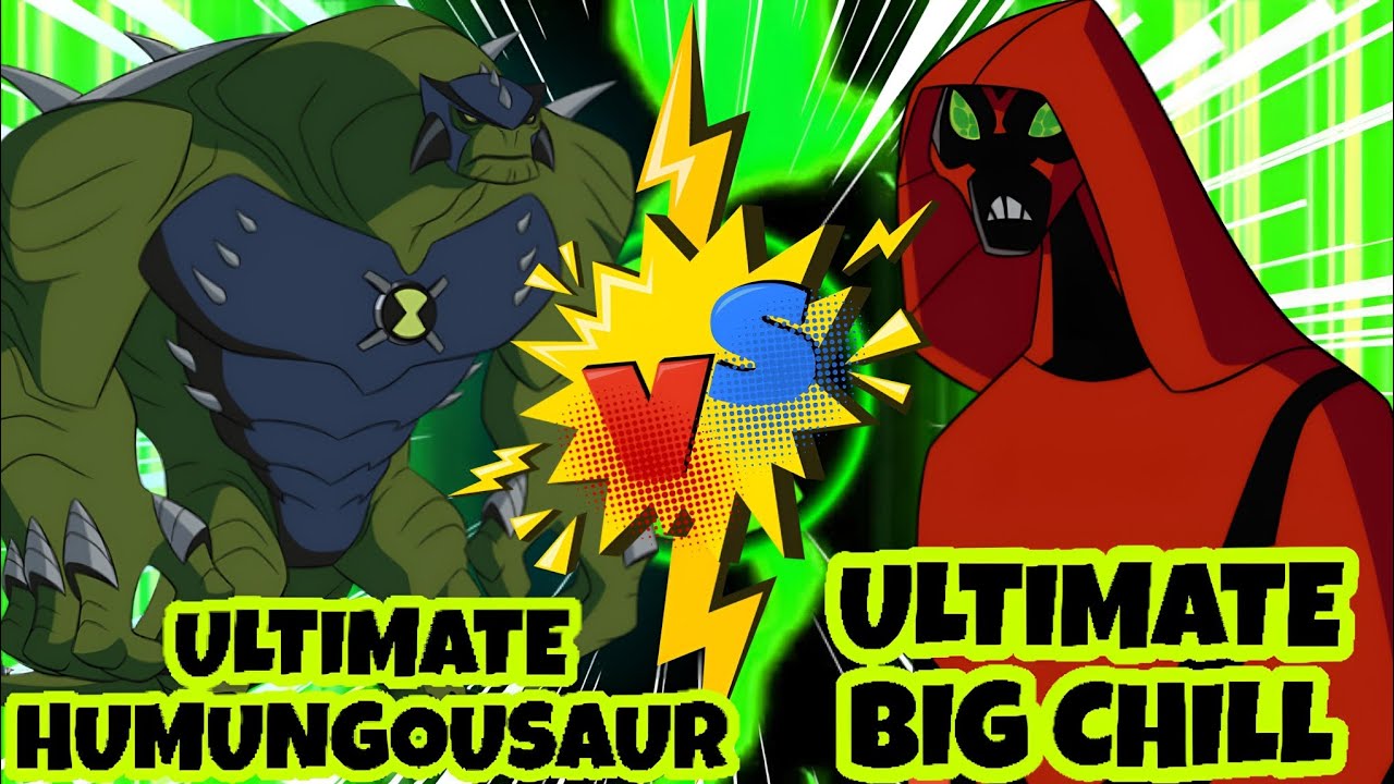 Ultimate Humungousaur vs Ultimate Big chill (Ben 10 xenodrome) Ultimate ...