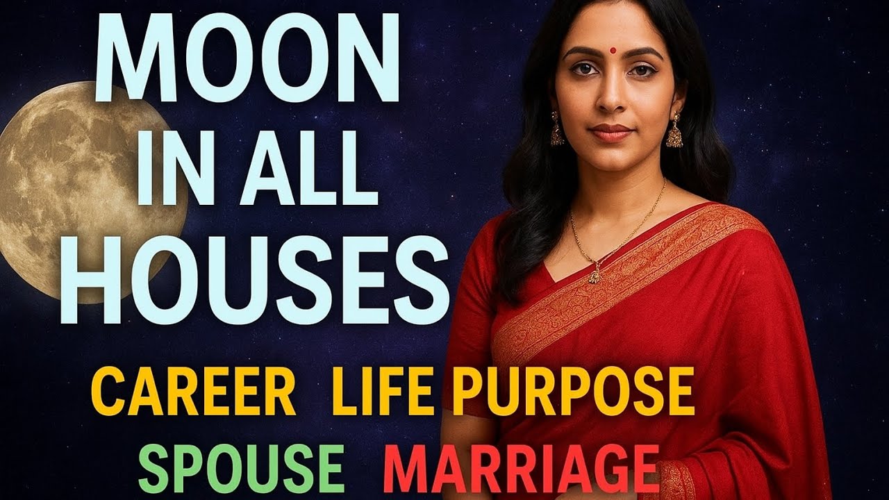 “Moon in All 12 Houses Explained | Finance, Relationship & Life Journey ...