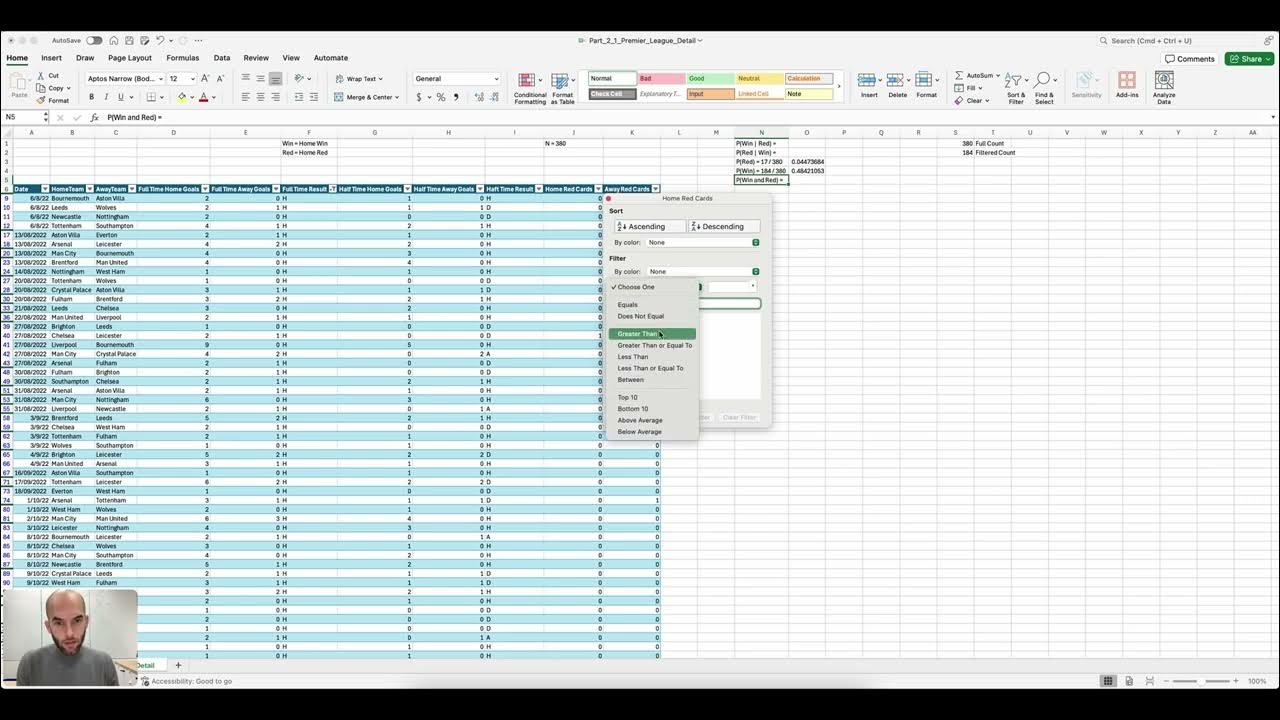 Bayes Using Excel | Economic Data Analysis - YouTube