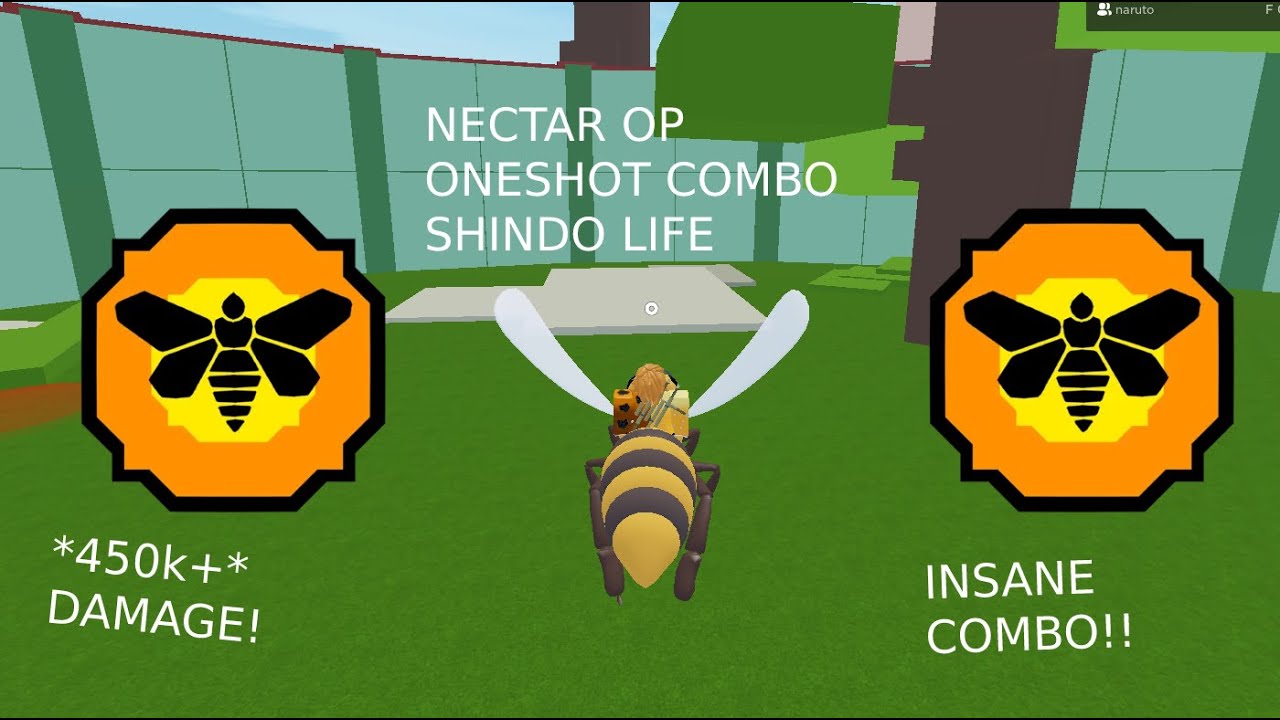 NECTAR OP ONESHOT COMBO | Shindo Life Roblox - YouTube