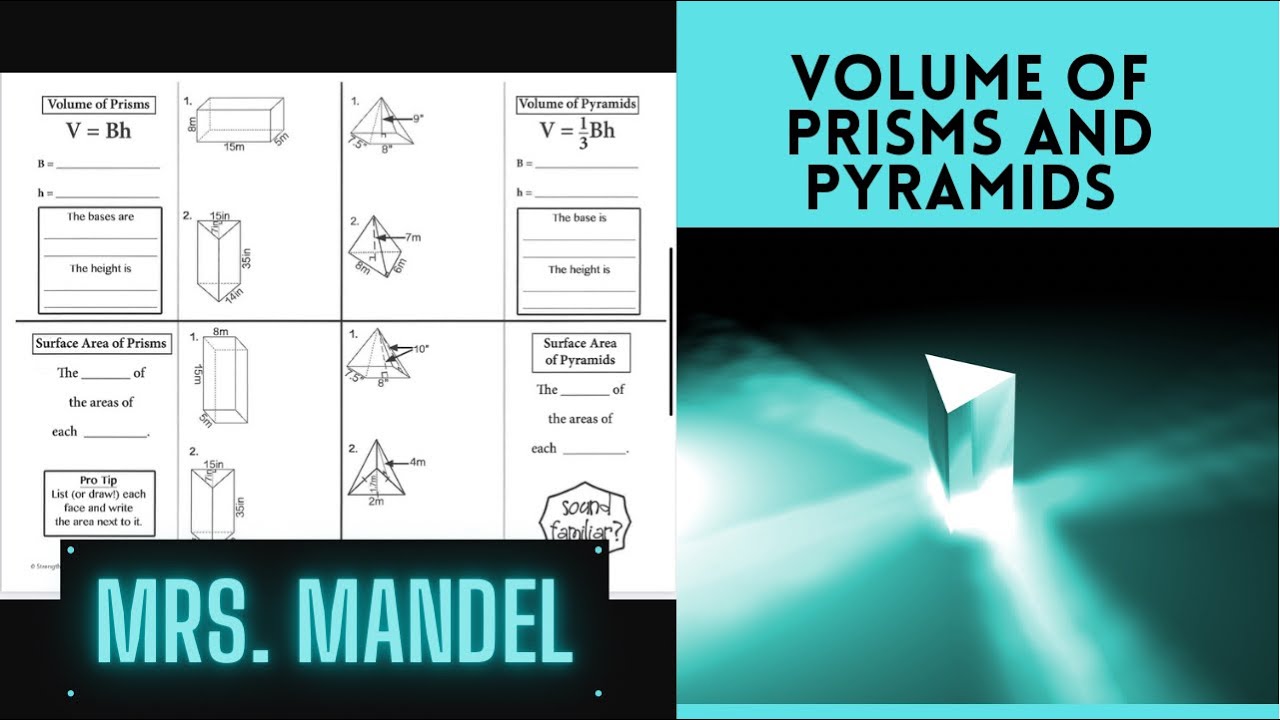 Volume of prisms and pyramids - YouTube