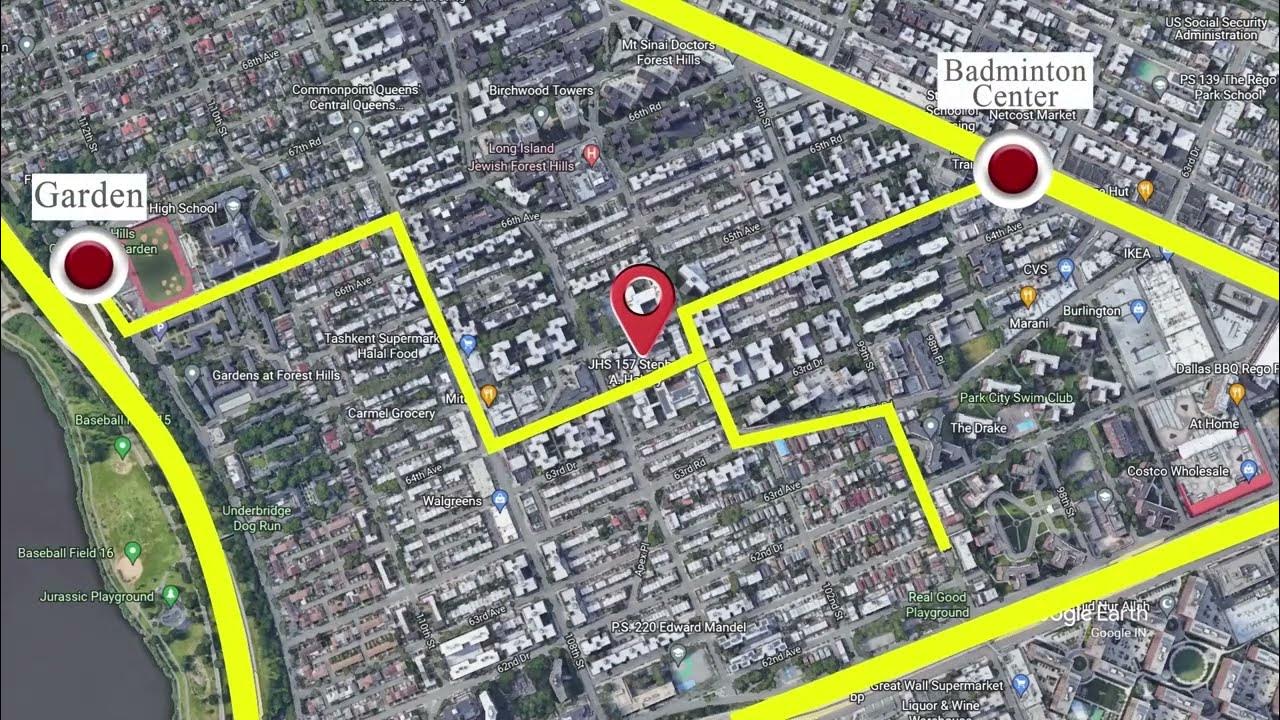 Google map animation for real estate - YouTube