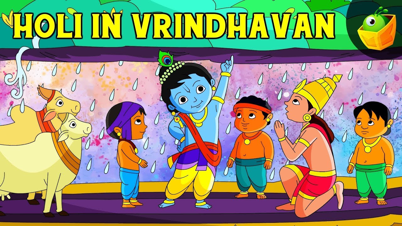 Krishna And Govardhan - Sri Krishna In Hindi - Animated/Cartoon Stories ...