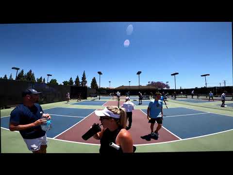 2021 APP Los Angeles Pickleball Open MxD Pro Michelle Esquivel AJ ...