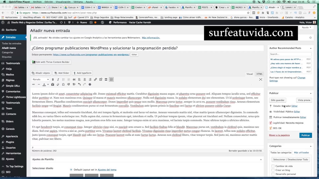 Cómo programar publicaciones en WordPress de manera automática - YouTube