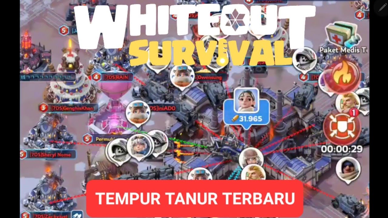 TEMPUR TANUR TERBARU [S14]Joy vs. [S35]7DS 😎😎😎 WHITEOUT SURVIVAL ...