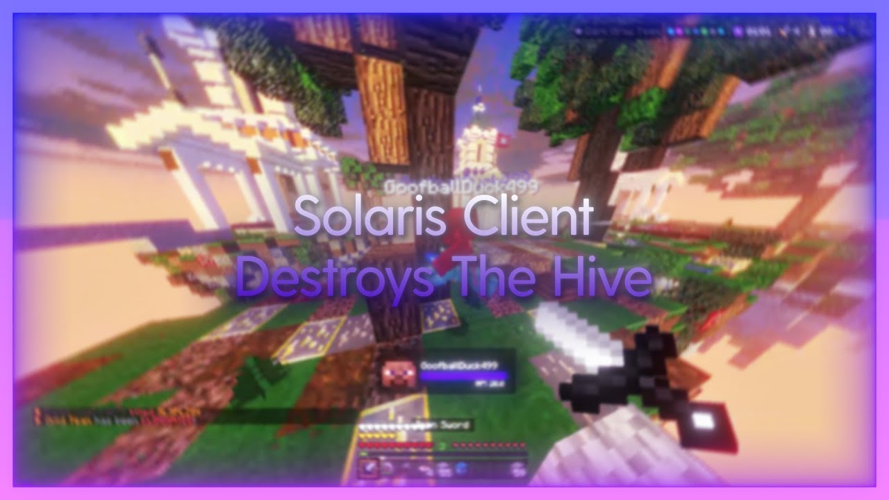 Solaris Hacked Client Destroys The Hive - YouTube
