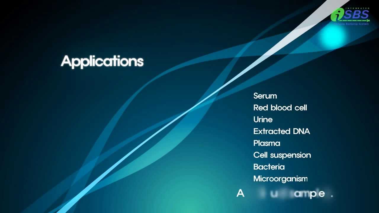 iSBS - Integrated Sample Banking Total Solution - YouTube
