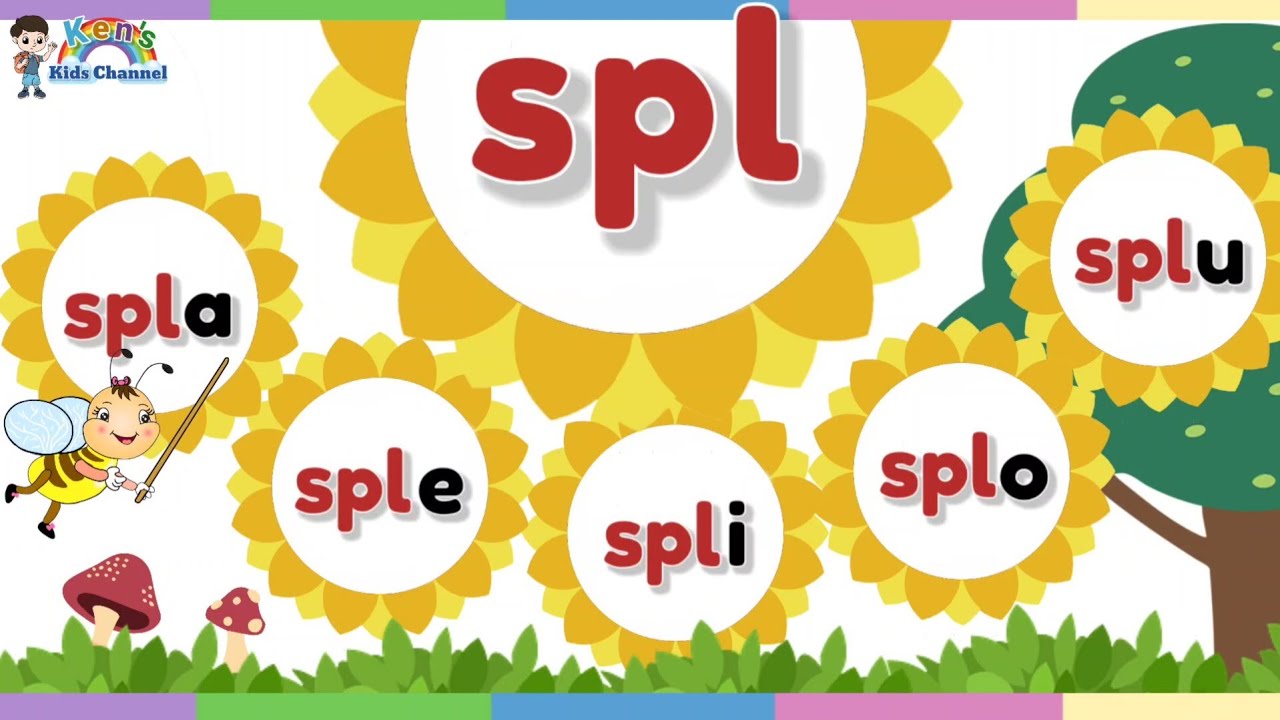 Consonant Blend "spl" | Learn to Read | Phonics for Kids | English ...