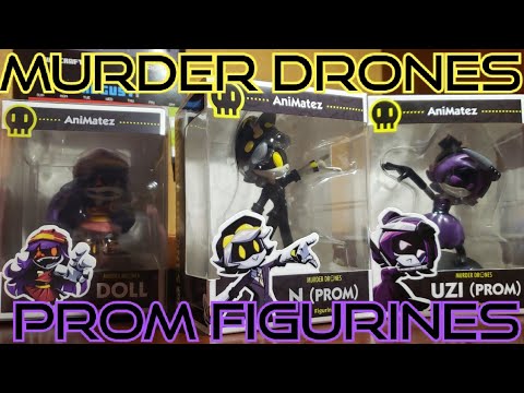 [Murder Drones] N and Uzi Prom Figurine Review! (Beautiful? 😢) - YouTube