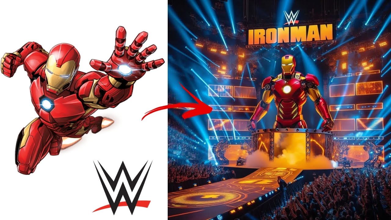 Superhero Enterence In WWE fight@WWE (Marvel-Dc) 2024 #marvel#dccomics# ...