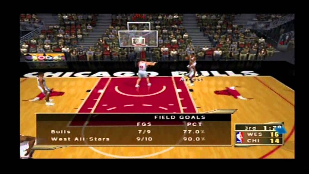 Gameplay NBA 2K2 - NBA WESTERN VS CHICAGO BULLS (Sega DreamCast) - YouTube