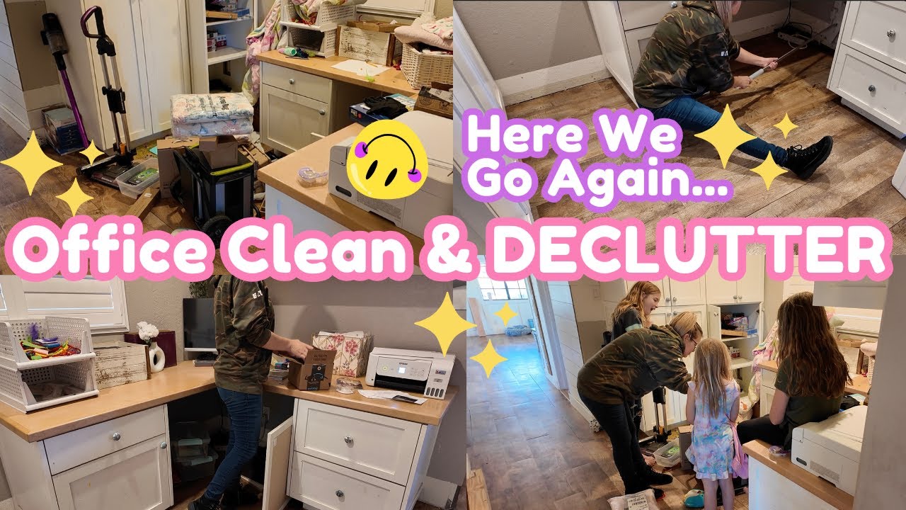*NEW* EXTREME DECLUTTERING || OFFICE DECLUTTER || 2025 MINIMALISM - YouTube