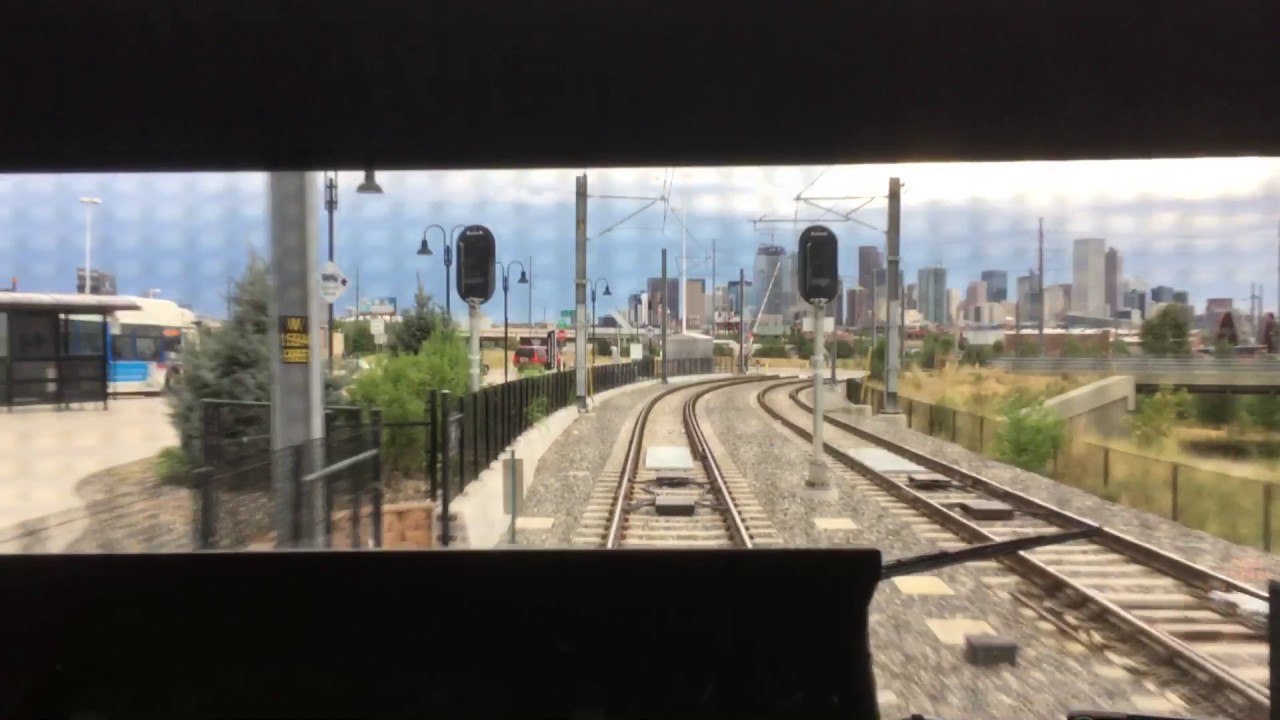 Denver RTD Light Rail W Line From Denver Union Station to Golden Full ...