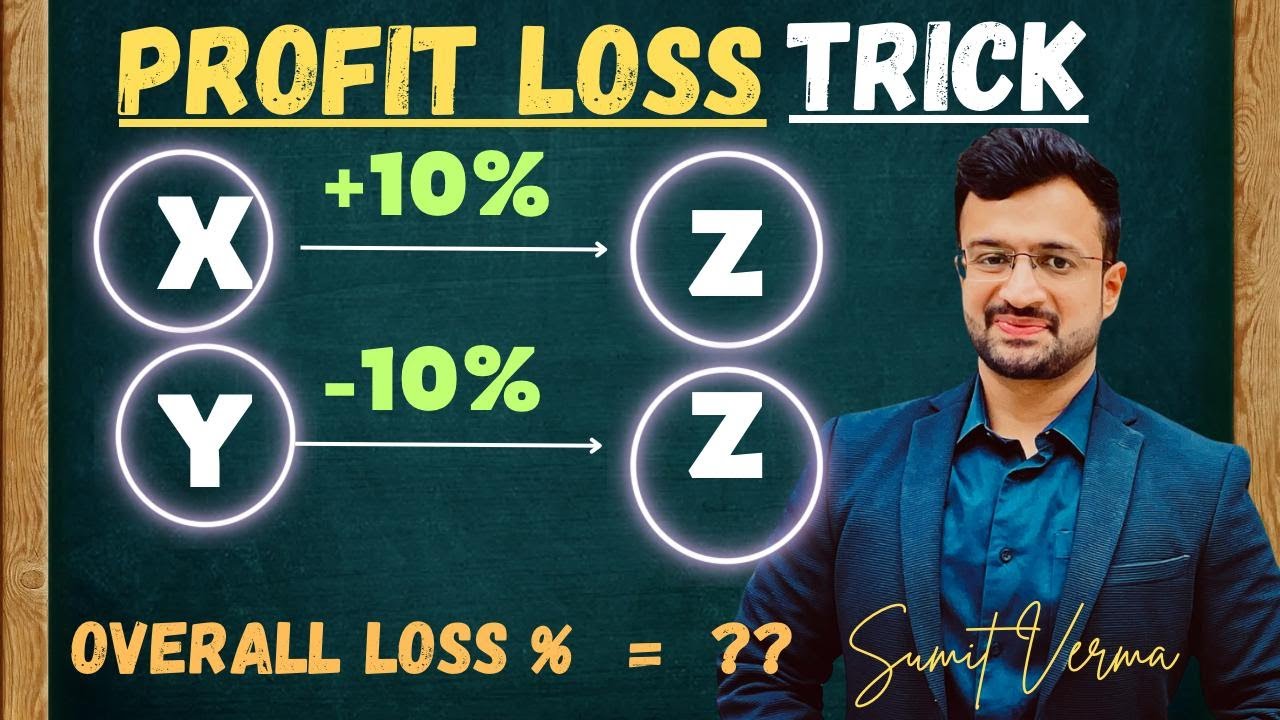 🔥 Profit Loss Tricks | How to find overall Profit percent when Selling ...