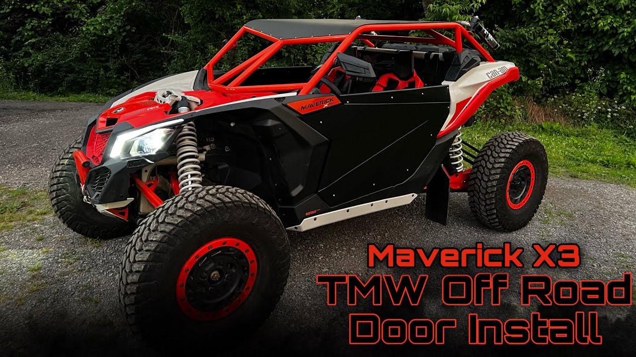 Cam AM Maverick X3 TMW Off Road Metal Doors | Install | Unboxing ...