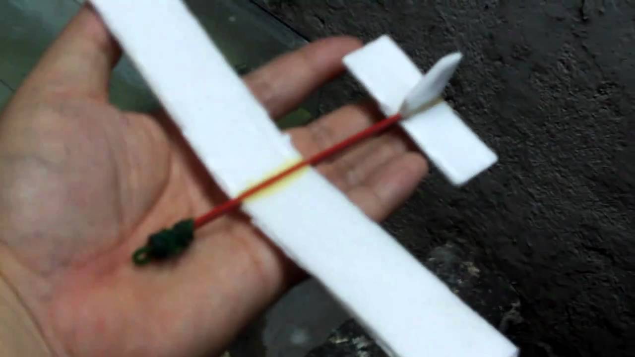 My DIY Micro Glider Plane - YouTube