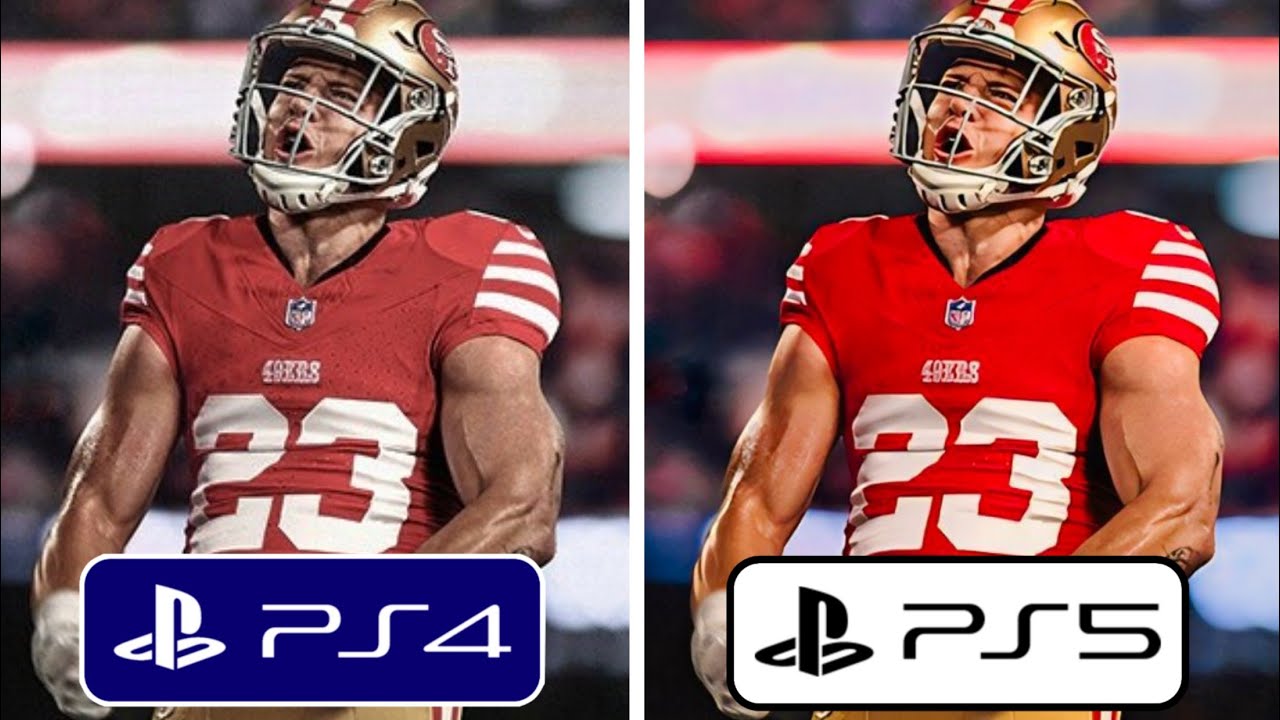 Madden NFL 25 PS4 vs PS5 Graphics Comparison - YouTube