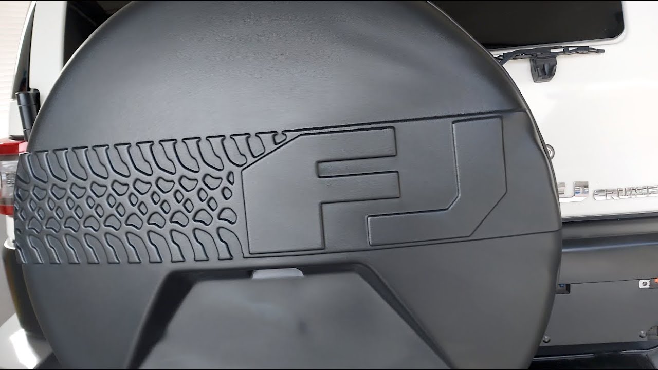 FJ Cruiser Spare Tire Cover Removal - YouTube