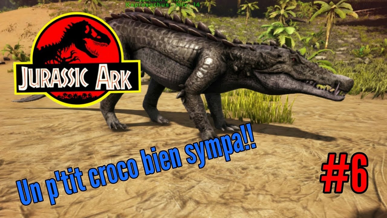 Kaprosuchus taming sur Ark Survival Evolved !!! - YouTube