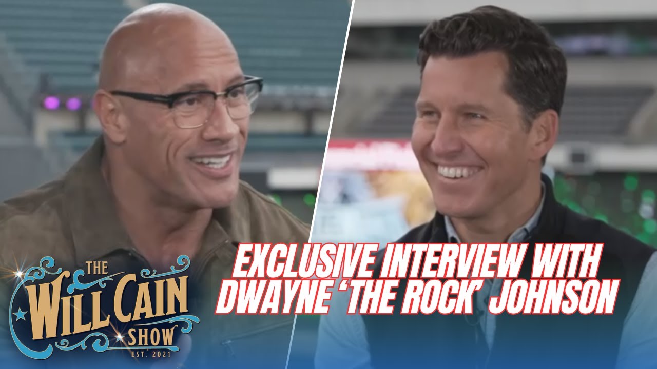 An exclusive interview with Dwayne 'The Rock' Johnson | Will Cain Show ...