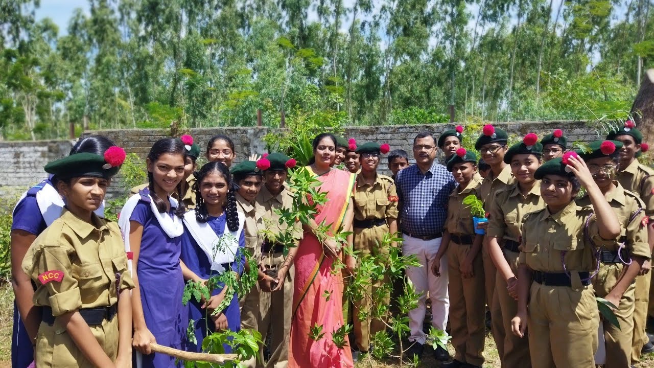 Plantation drive by NCC cadets of BPS Sarapaka on 30th June @#₹& - YouTube