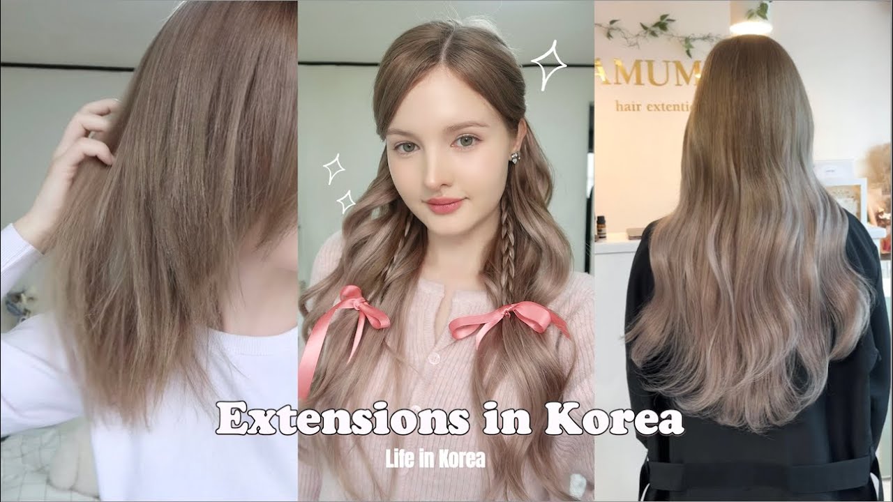 getting extensions in Korea / daily vlog - YouTube