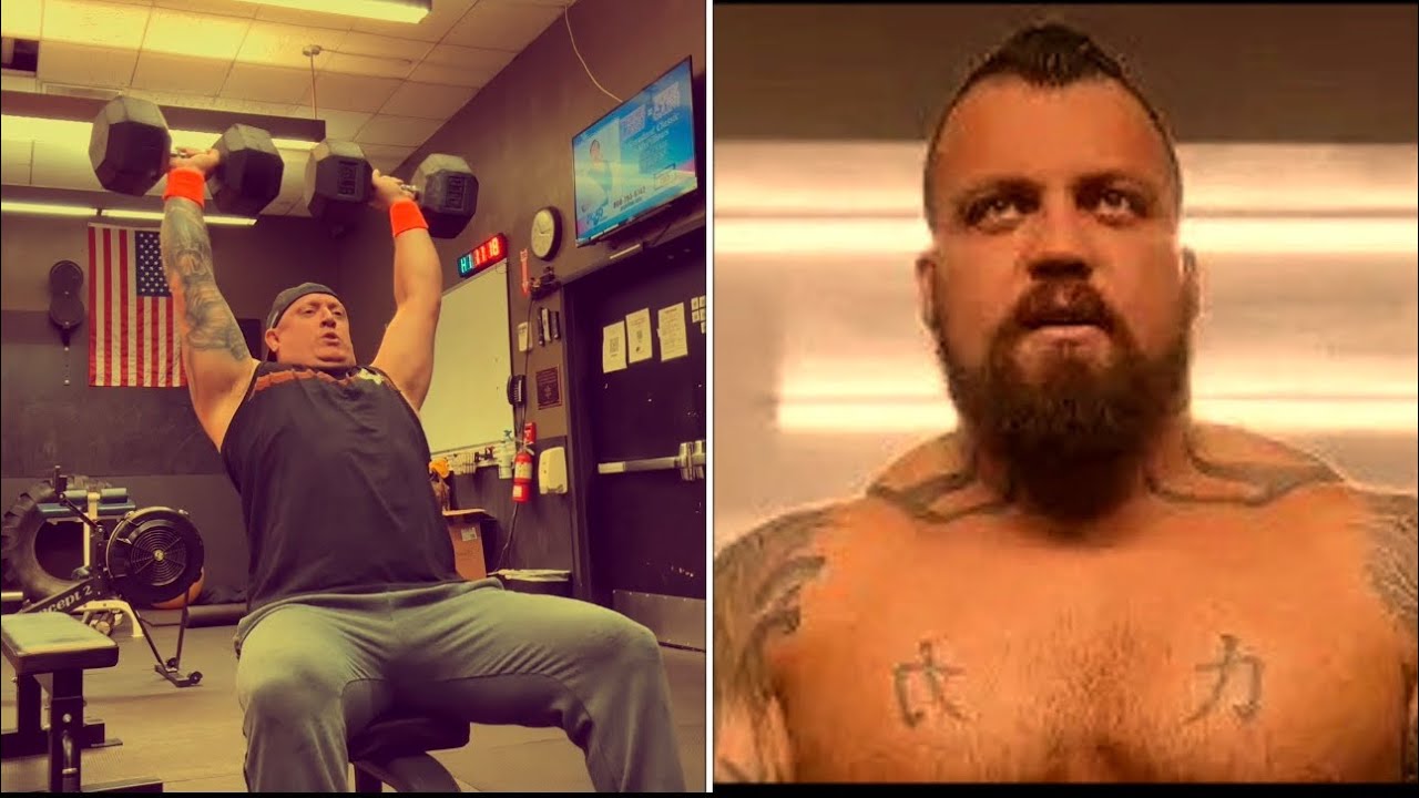 Shoulder Workout + My Favorite Strongman 😉 - YouTube