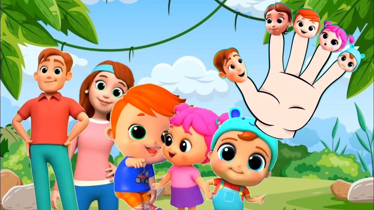 Daddy Finger Song With Little Angel Finger Family | Little Angel Family ...