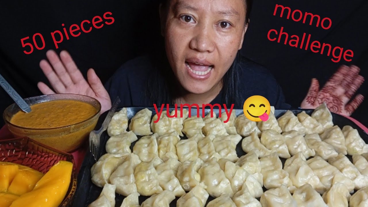 50 Pieces MoMo Challenge?🔥🥵#mukbang #food #@minsang73 - YouTube