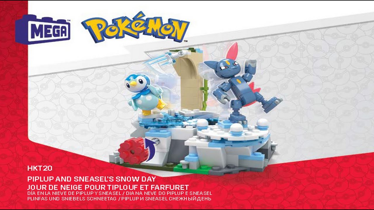 Piplup And Sneasel’s Snow Day Instructions | HKT20 | Pokemon | Mega ...
