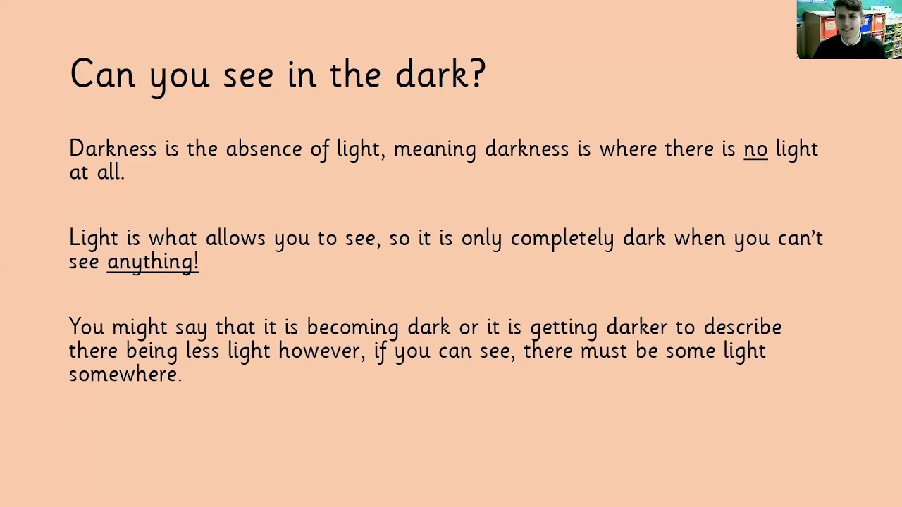 Year 3 Science Lesson 1: Understanding Light and Darkness - YouTube