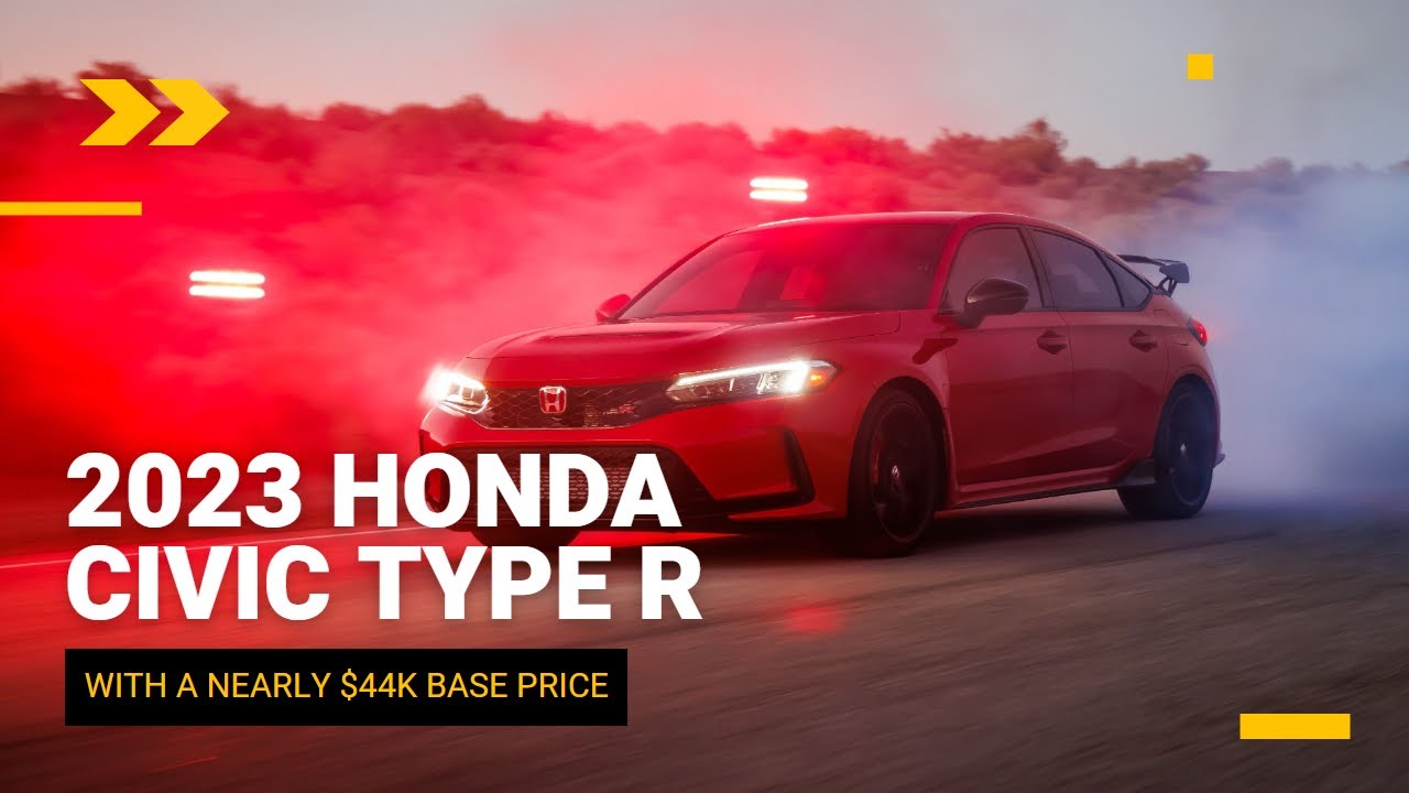 2023 Honda Civic Type R Stickers with a Nearly $44K Base Price | S7Car ...