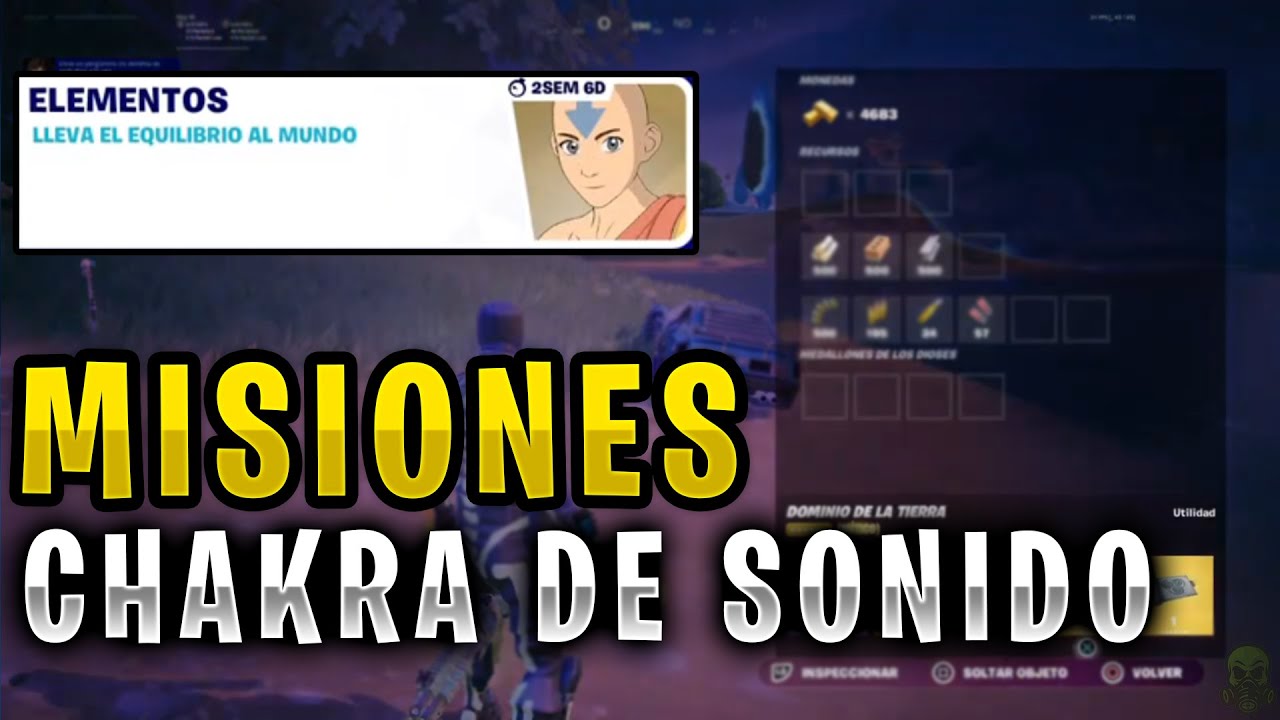 COMO COMPLETAR TODAS LAS MISIONES CHAKRA DE SONIDO EN FORTNITE! GUÍA ...