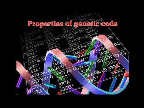 Properties of genetic code molecular basis of inheritance part 10 - YouTube