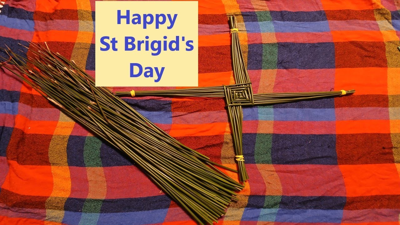 How to Make a St Bridget's Cross - YouTube
