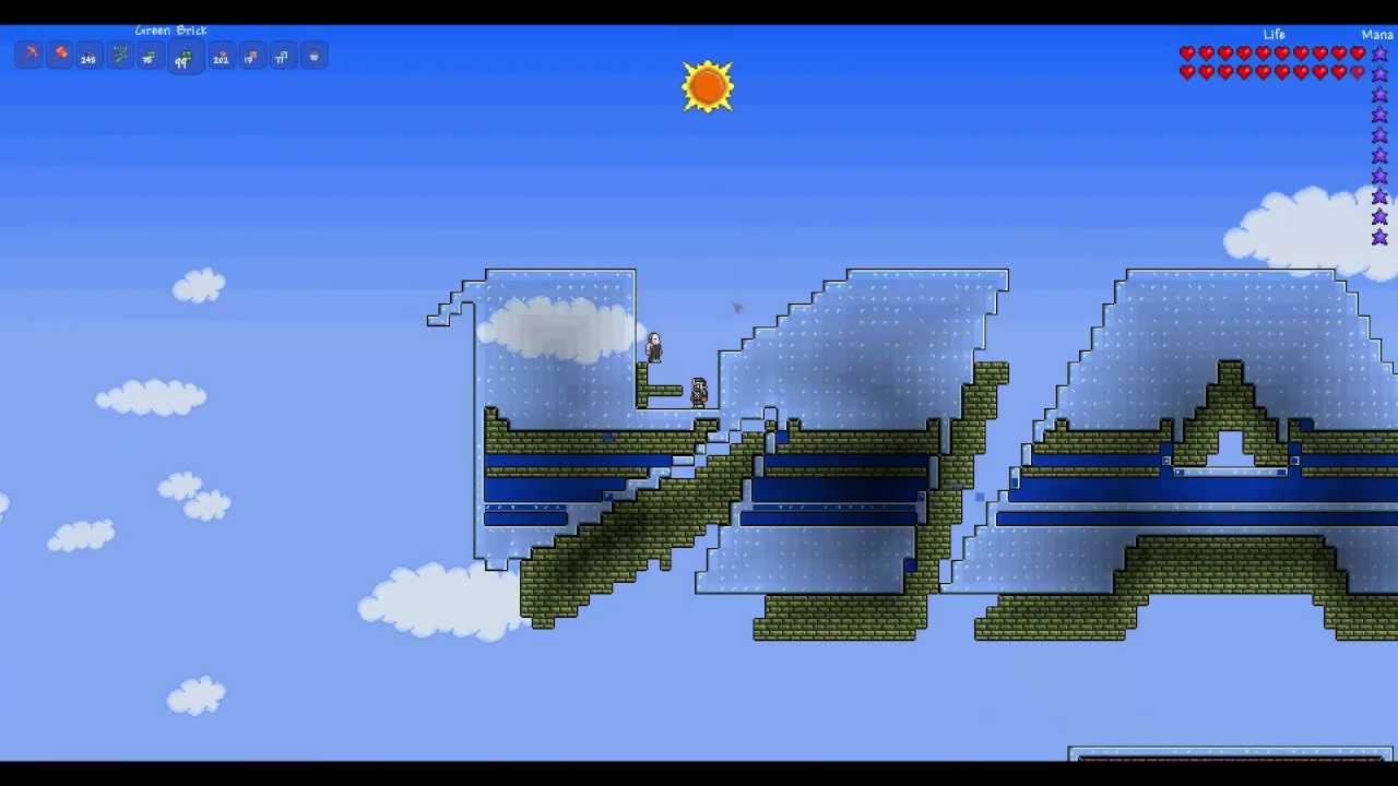 Terraria Art - Mega Man 2 - Title Text - YouTube