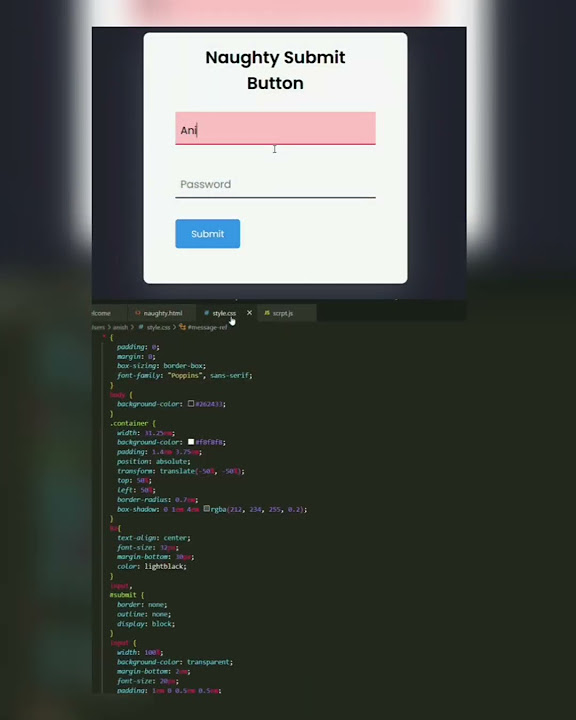 Coding Css Html Python Viral Design Codingninja Make A Supervisor 😉 Submit 🔘 Button Youtube