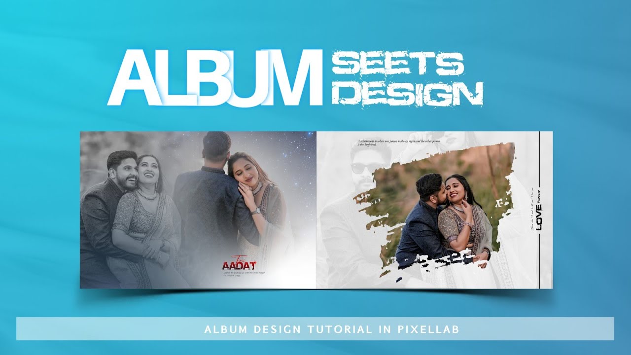 #6 Album design tutorials in pixllab/ ak desing #albumdesing - YouTube