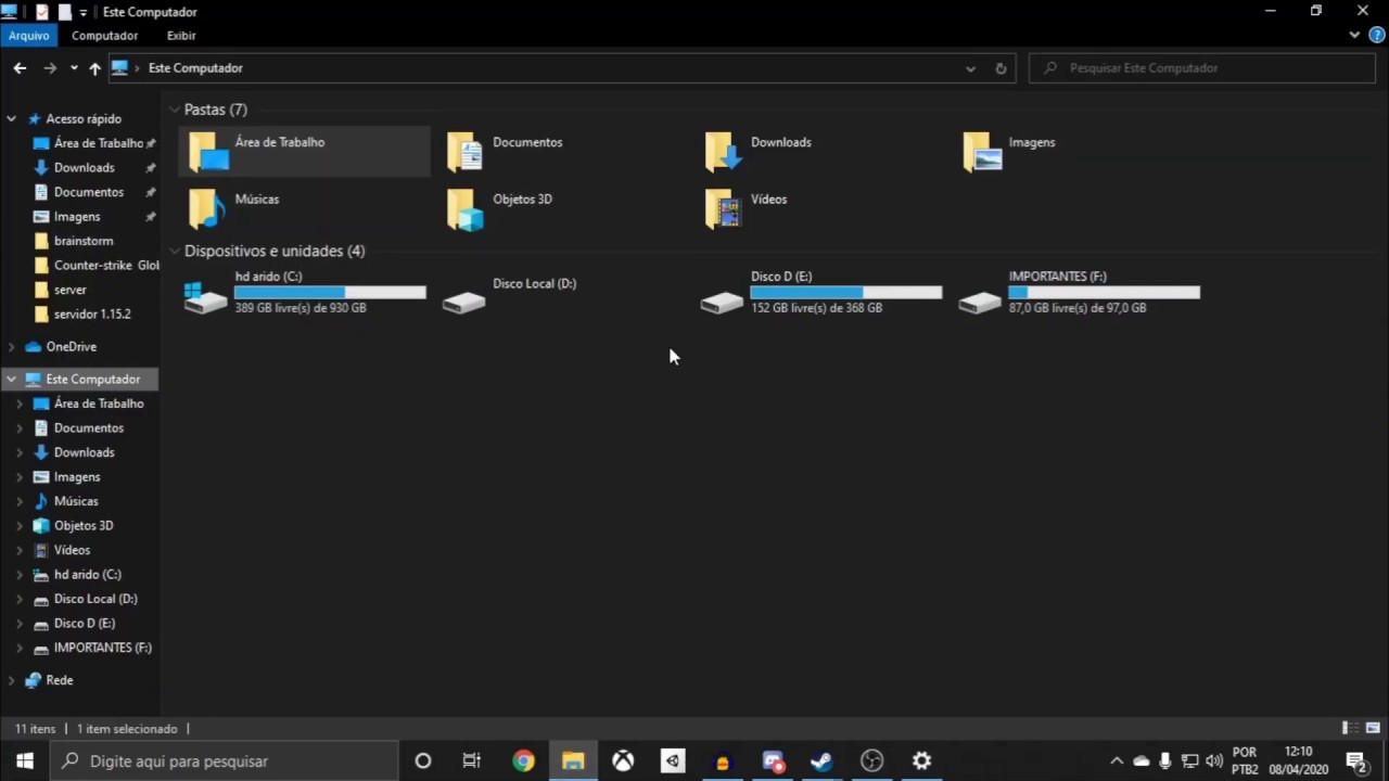WINDOWS - COMO ATIVAR MODO ESCURO?(Dark theme) - YouTube