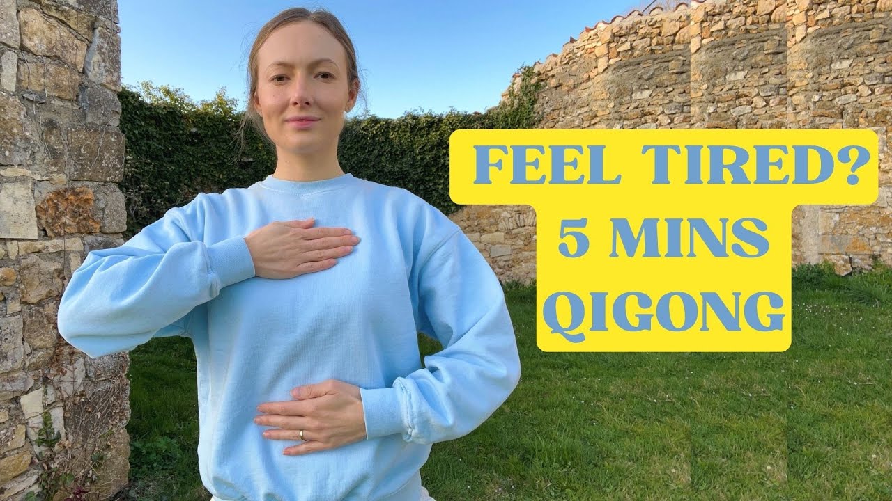 Feel Tired? Try this 5-min Qigong Breathing Exercises - YouTube