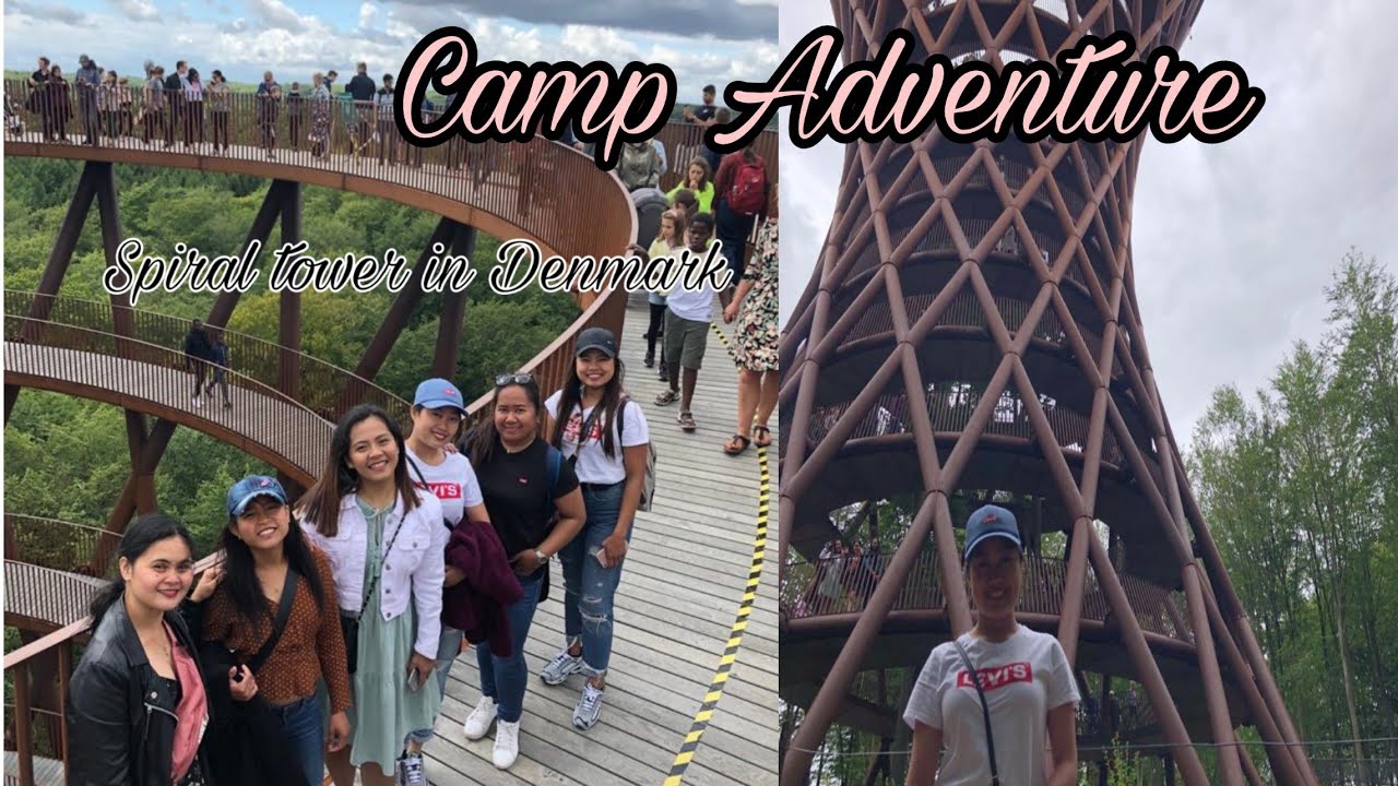 45 meter high Spiral tower in Denmark || Camp Adventure - YouTube