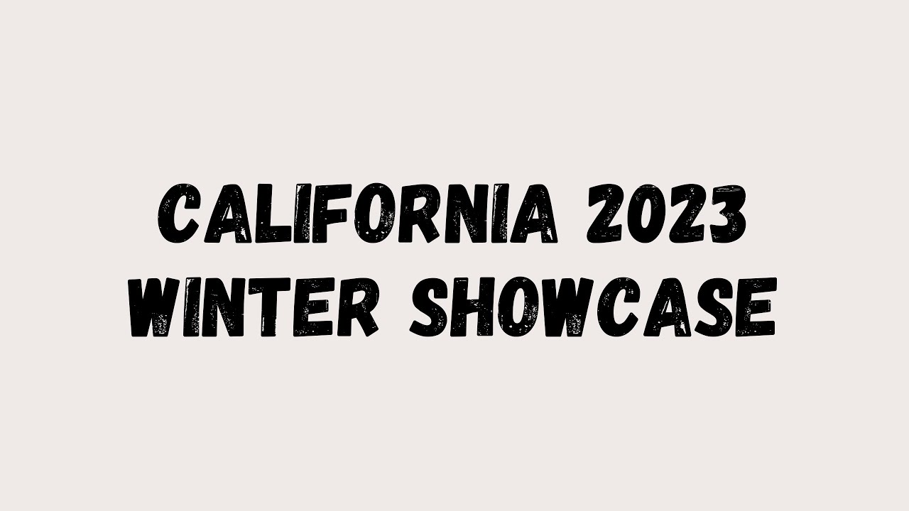 California showcase - YouTube