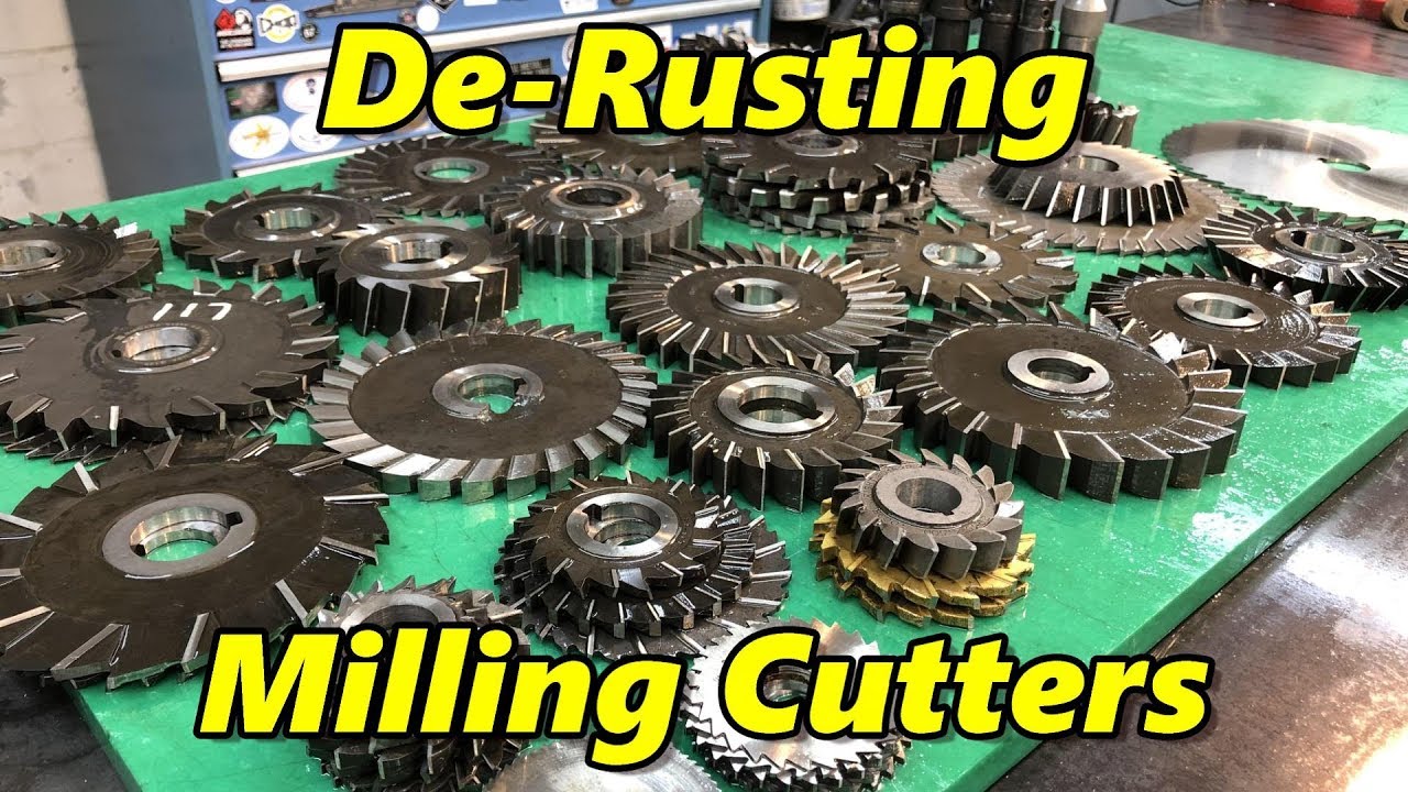 How To Clean Milling Cutters Using EvapoRust - YouTube