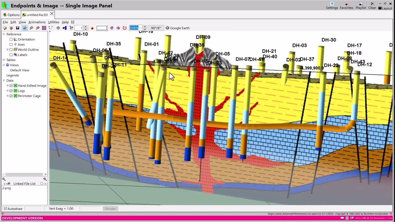 Embellishing RockWorks Sections - YouTube