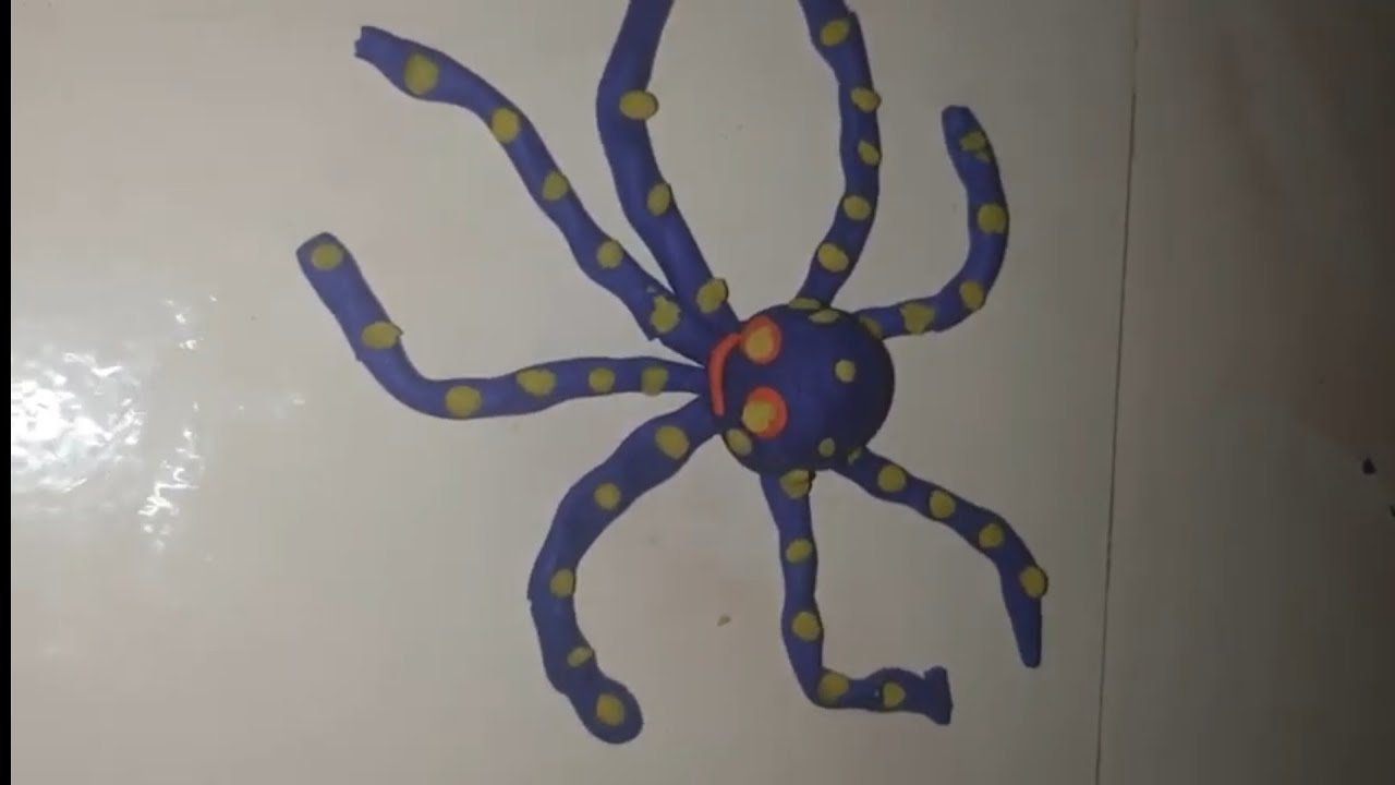 Clay Octopus | clay modeling for kids | clay modeling tutorial - YouTube