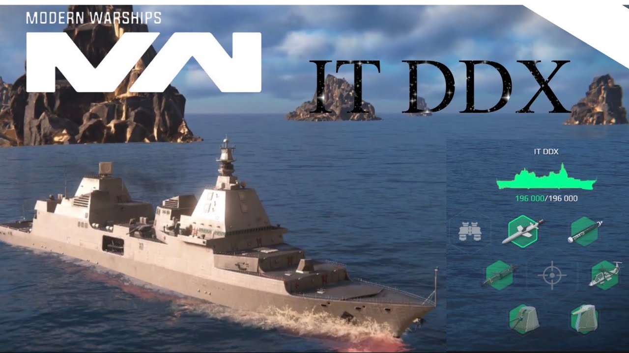 Modern Warships | Latest Italian DDX - Weapons and Ships Introductory ...