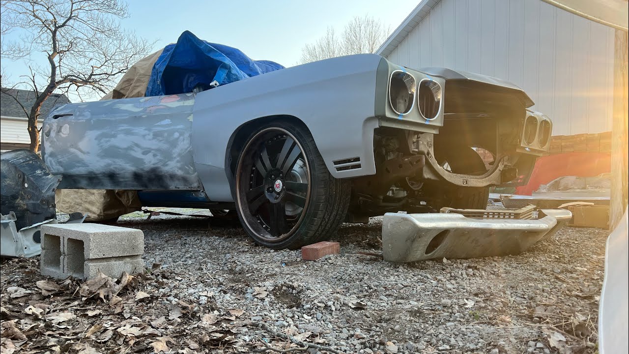 1972 chevelle convertible with 70 front swap & 70 Monte Carlo front ...