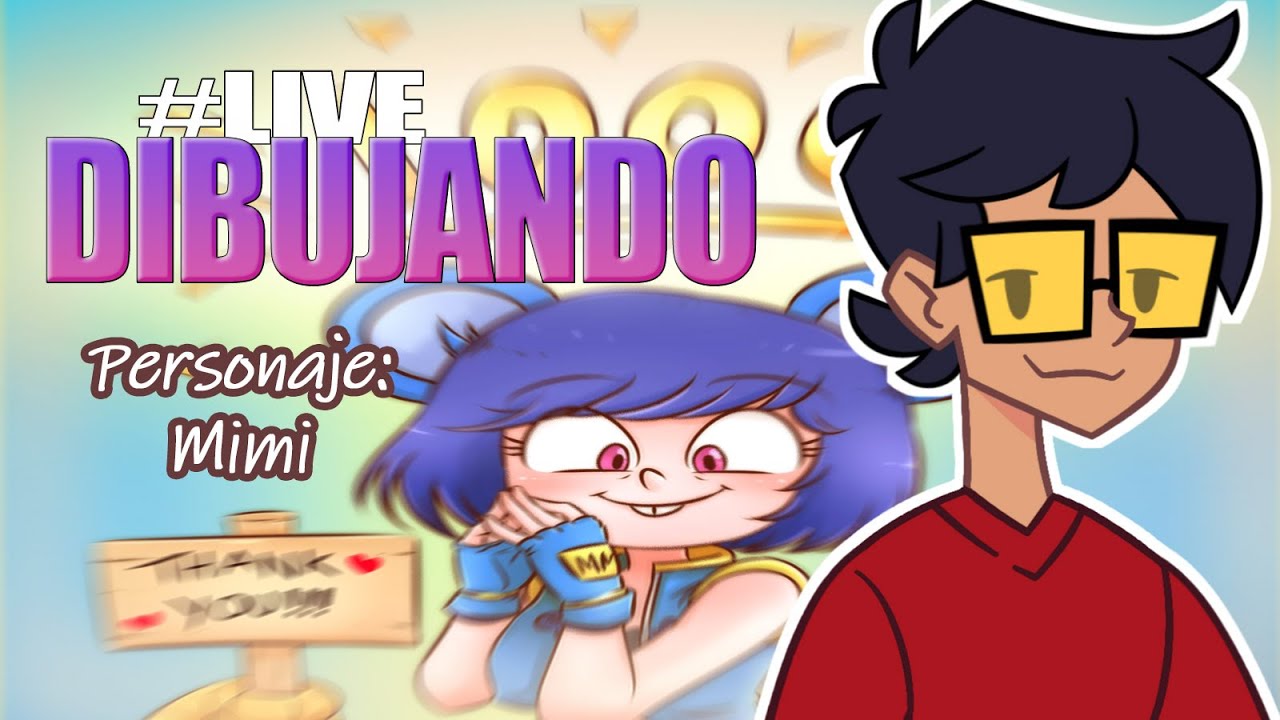 😜DIBUJANDO EN VIVO | MIMI OC de Draws-oh-Yeah | Rasec Plus - YouTube