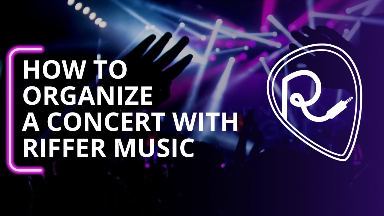 How to organize a concert with Riffer Music - YouTube